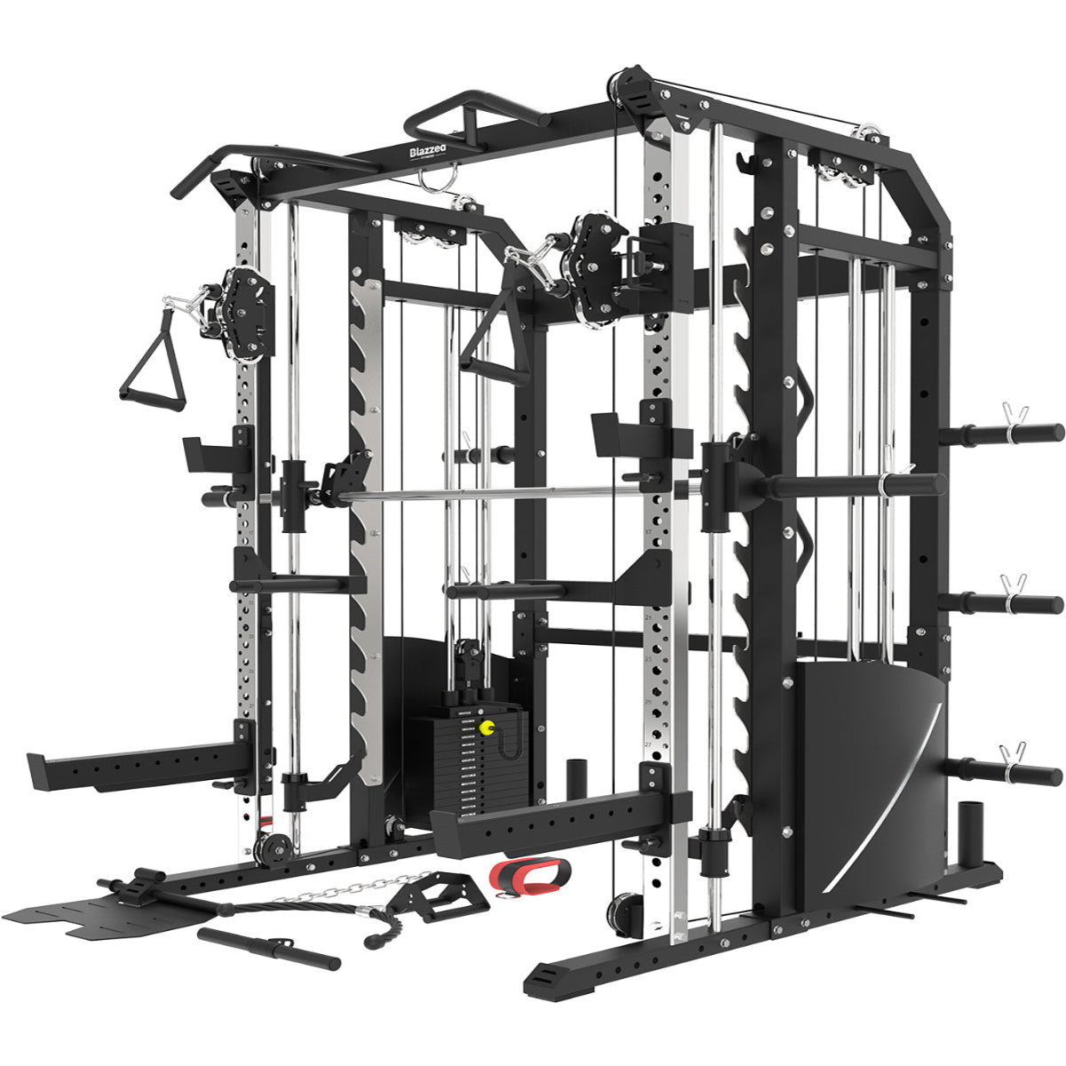 BLAZZED PLUS ALL-IN-ONE FUNCTIONAL TRAINER CABLE CROSSOVER CAGE HOME G ...