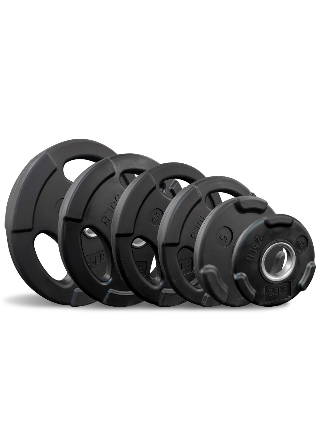 RUBBER COATED OLYMPIC PLATES | Blazzed Fitness